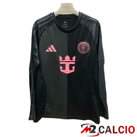 Siti Maglie Calcio Inter Miami CF Manica Lunga Seconda 2025/2026 A Poco ...
